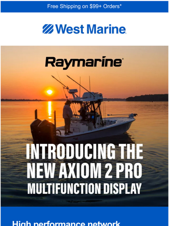 West Marine: New Raymarine electronics just dropped! | Milled
