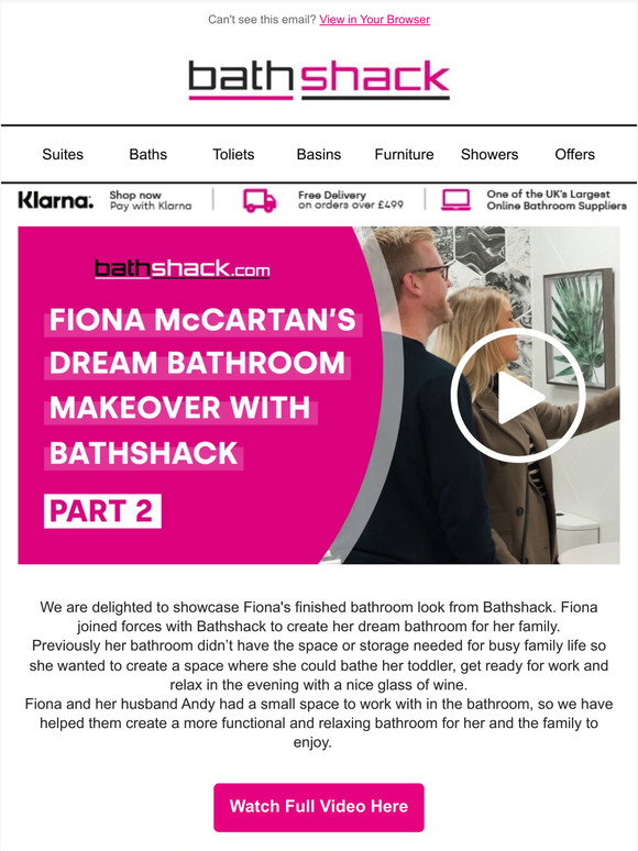 Bath Shack: Fiona McCartan's Dream Bathroom Reveal 🛀 | Milled