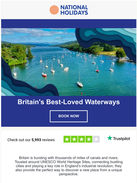 National Holidays: Discover the Beauty of Britain's Waterways | Milled