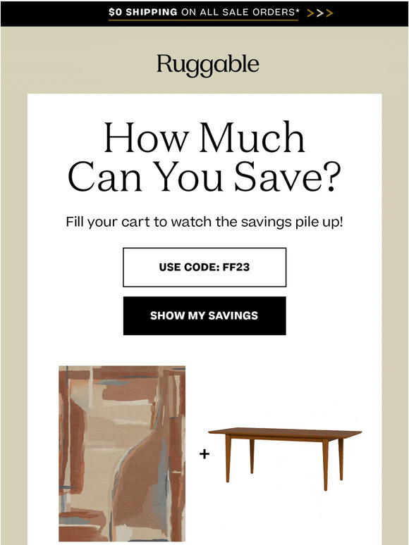 Ruggable: Did You Score Your Exclusive Sitewide Savings? | Milled