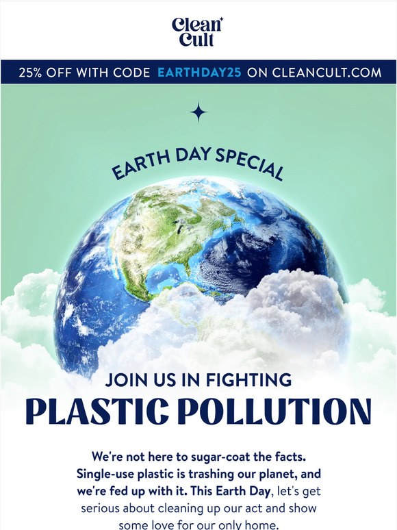 Cleancult: 🌎🌿 Fight Plastic Waste! 25% Off with Code: EARTHDAY25 | Milled