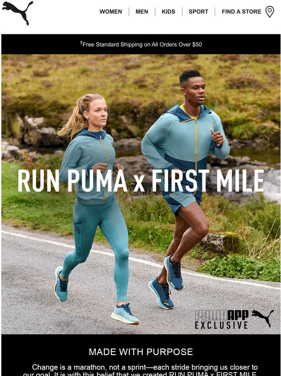 Puma: RUN PUMA x FIRST MILE | Milled