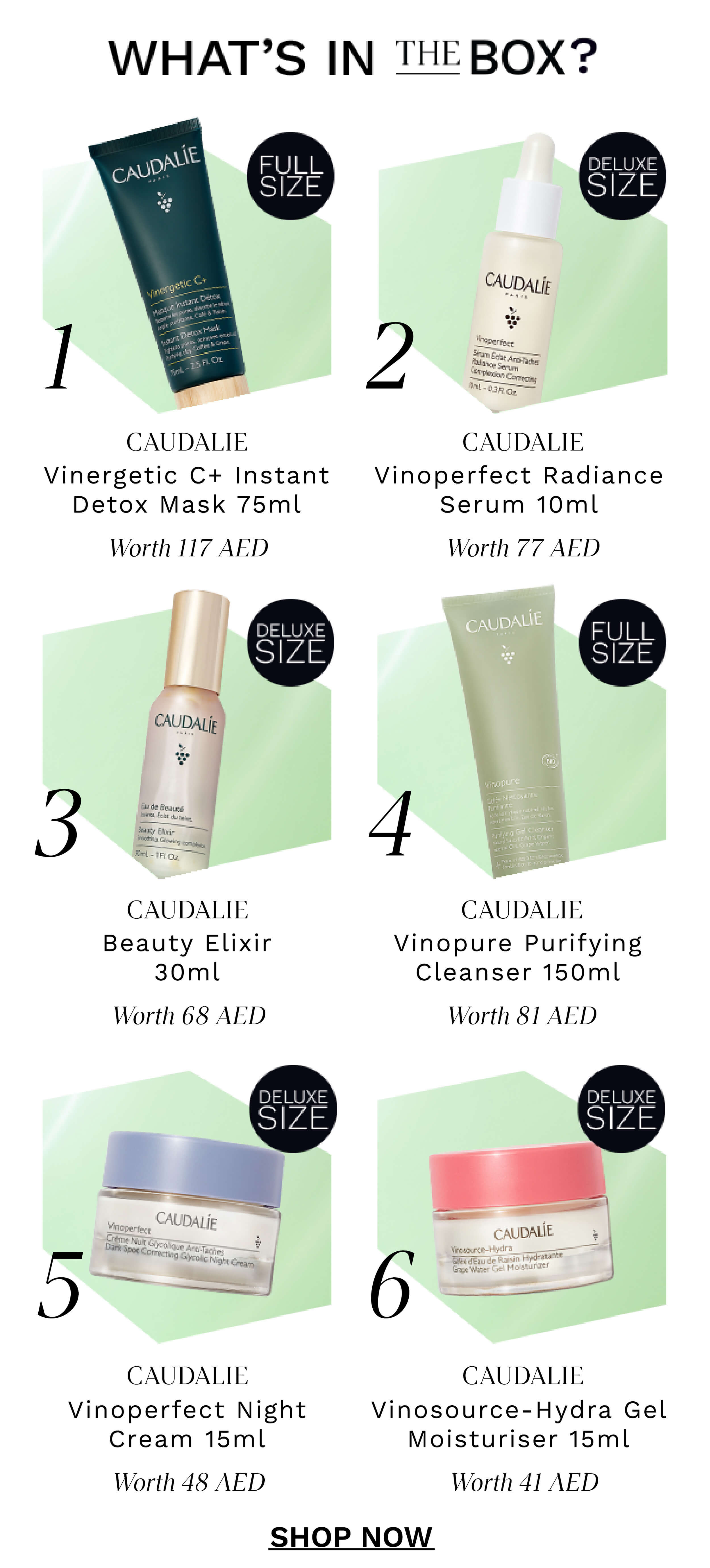Lookfantastic: Caudalie Limited Edition Box 🤍 (Worth Over 420AED, Yours ...