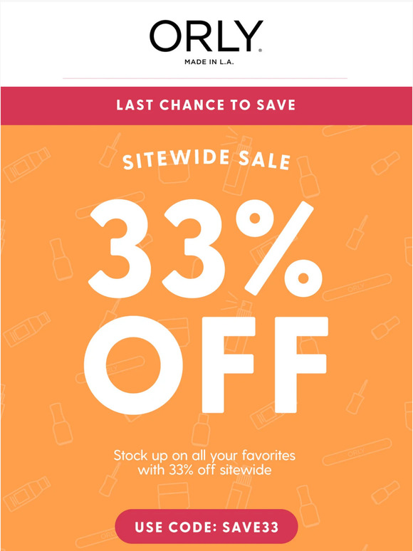 Orly: LAST DAY: Save 33% On ORLY! 🤩 | Milled