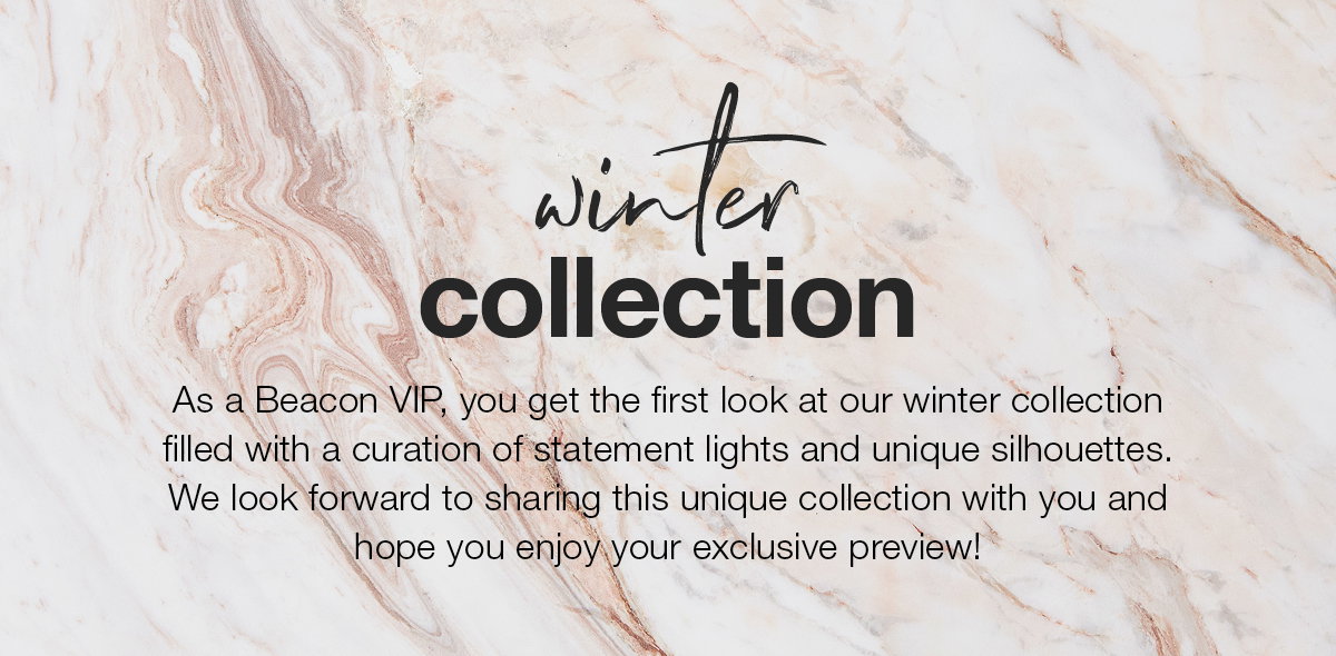 Beacon Lighting: PREVIEW: Winter Collection 2023 | Milled