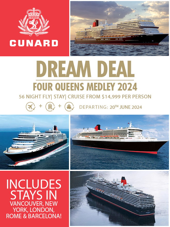 CruiseAway: Dream Deal | 4 QUEENS MEDLEY - A Once in A Lifetime Journey ...