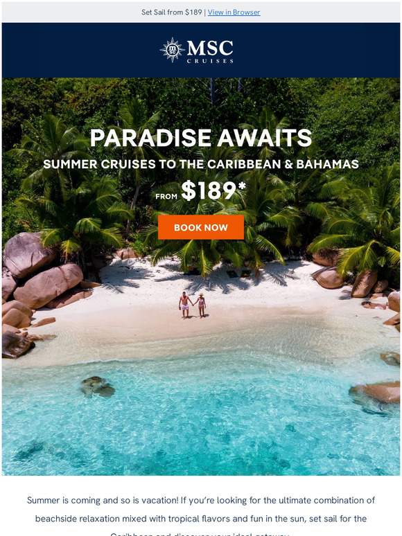 MSC Cruises: Top Five Tropical Destinations to Visit This Summer 🏖️ ...