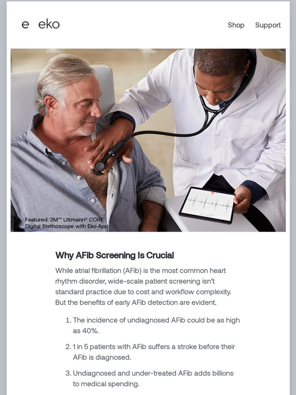 Eko Health: 5 Reasons to Screen for AFib | Milled