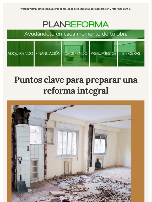 Plan Reforma - CPL: Puntos clave para preparar una reforma integral ...