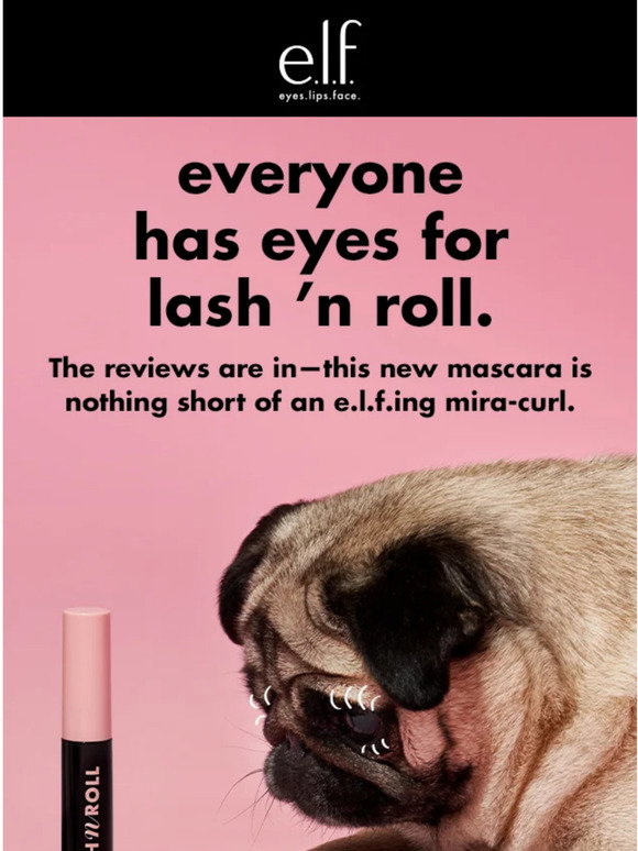 Elf Cosmetics: Everyone has eyes for NEW! Lash ‘N Roll Mascara 👀 | Milled