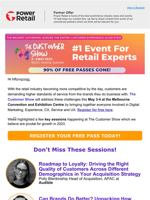 Power Retail: Improve Your Retail Performance With The Customer Show ...
