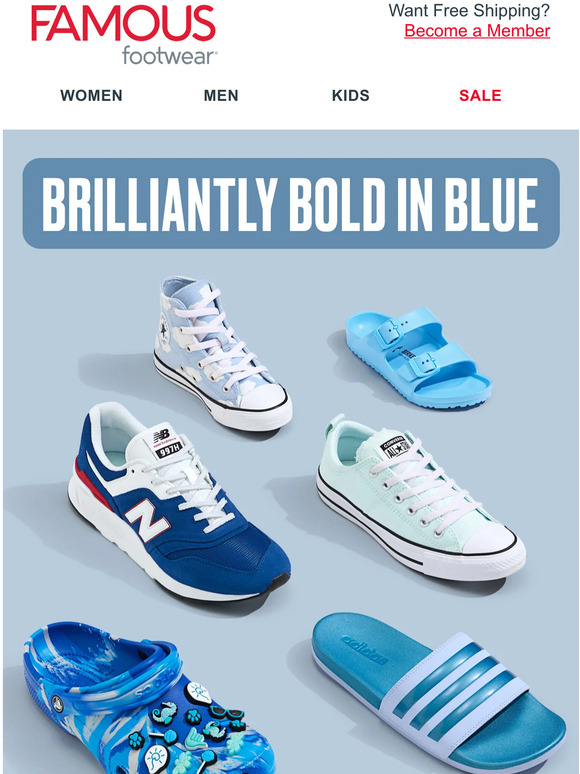 Famous Footwear: These styles are all blue skies ahead ☀️💙 | Milled