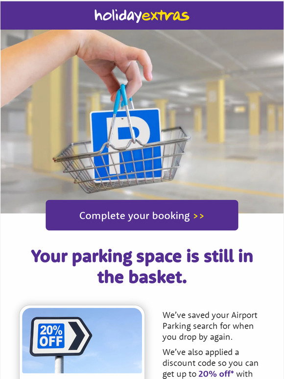 Holiday Extras: Your Heathrow parking space has been saved | Milled