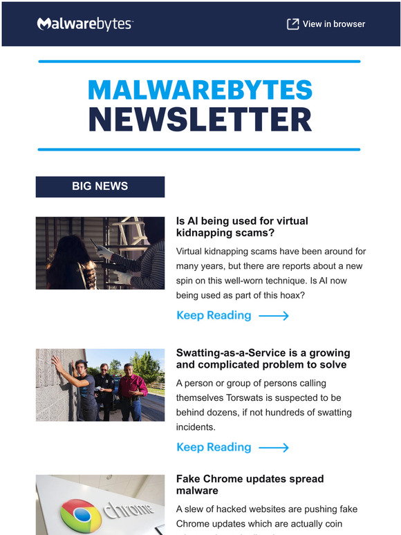Malwarebytes: Is AI being used for virtual kidnapping scams? | Milled