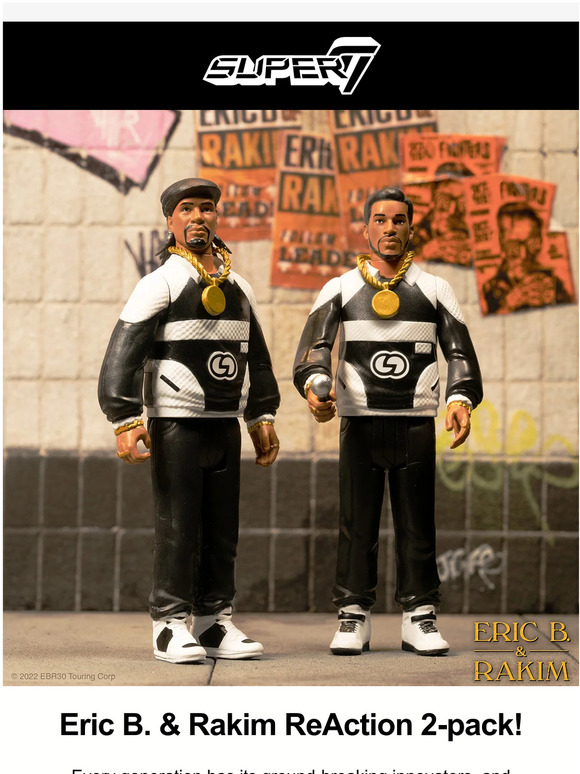Super7: 🎤 It ain’t no joke, Eric B. & Rakim ReAction Figures are here ...