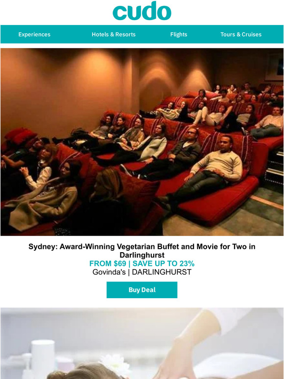 Cudo: Sydney: Award-Winning Vegetarian Buffet and Movie | Milled