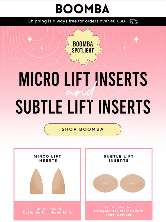 BOOMBA: BOOMBA Spotlight: Micro Lift and Subtle Lift Inserts | Milled