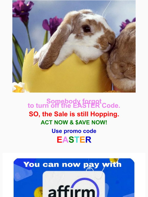 Egg Whites International: Easter Sale is still hopping! ACT NOW and ...