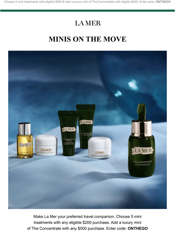 La Mer: Take your regimen on the go with this custom mini gift | Milled