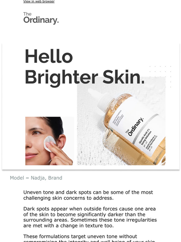 The Ordinary: Exfoliate your way to brighter skin. | Milled