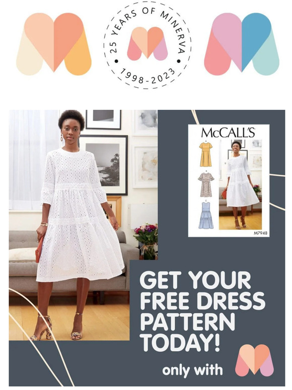 Minerva: Download a FREE McCall's summer dress pattern! | Milled