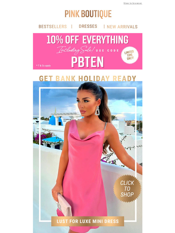 Pink Boutique: Bank Hol Styles & New Arrivals! >> | Milled