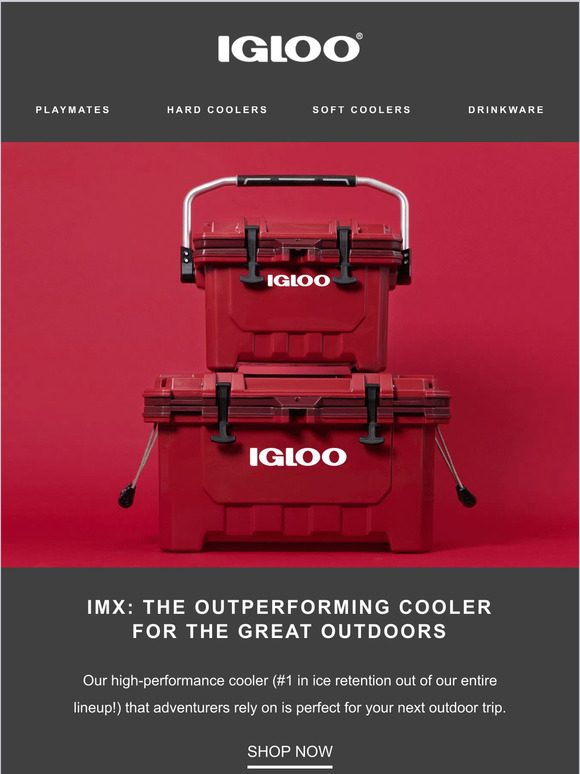 Igloo Coolers: The IMX: Top-performing. Fully loaded.🏆🧊 | Milled