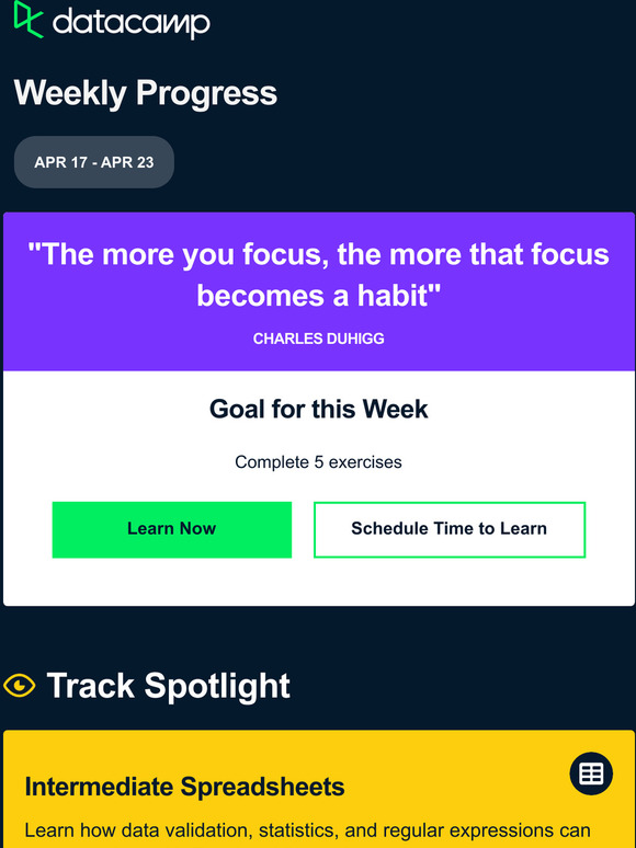 DataCamp: New Course: Dashboard Design Concepts + more! | Milled