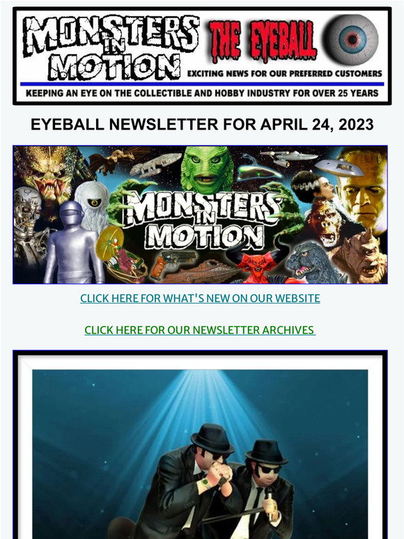 Monsters in Motion: Blues Bros. - Conan - Ultimate Robot - B-Movie ...
