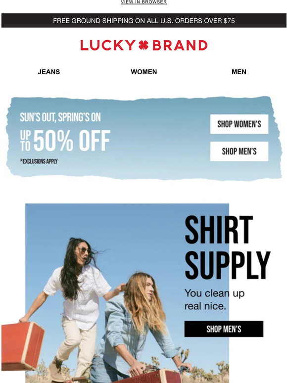 Lucky Brand: New Shirts & Dresses You NEED To See 👀 | Milled