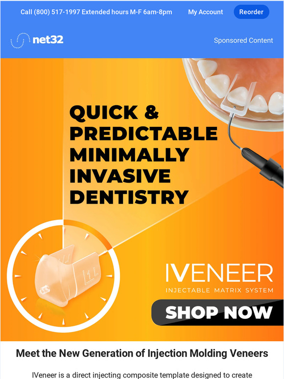 Net32: Introducing: IVeneer Injectable Matrix System | Milled