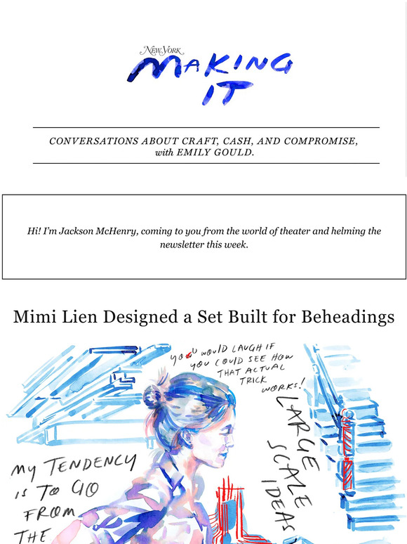 The Cut: Mimi Lien Designed a Set Built for Beheadings | Milled