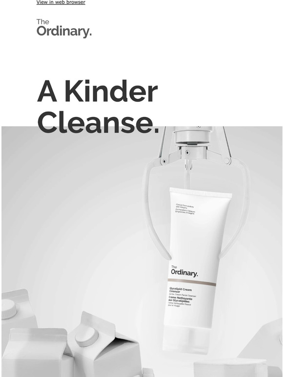 The Ordinary: Meet our latest formulation, Glycolipid Cream Cleanser ...