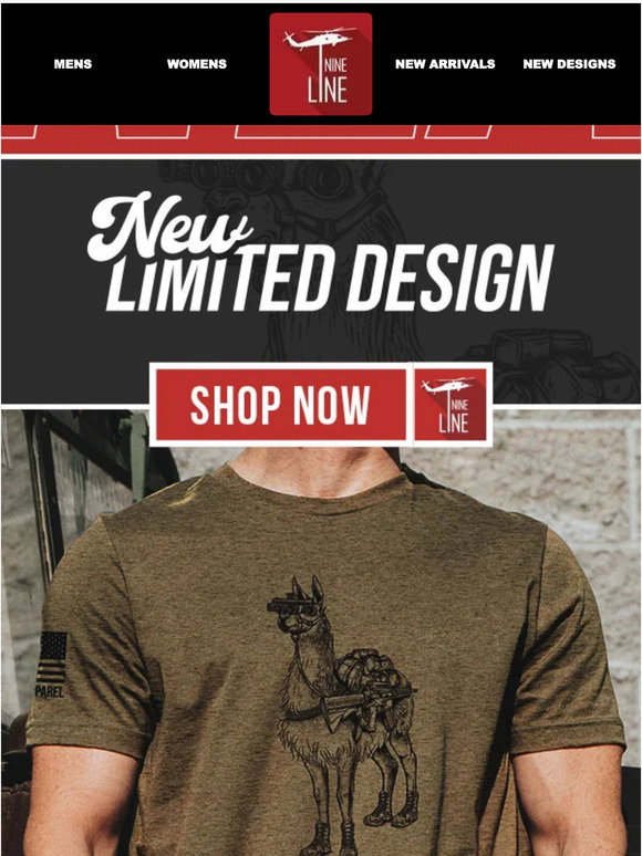 Nine Line Apparel: FREEDOM LLAMA IS HERE | Milled