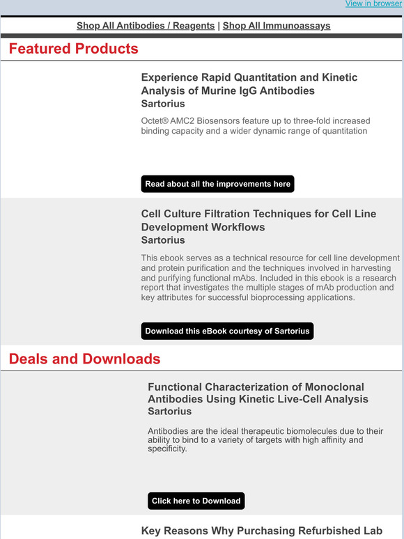 LabX: Get the latest Antibodies Reagents & Immunoassay highlights here ...