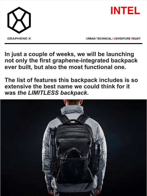 Graphene-X: Introducing the most functional backpack ever built | Milled