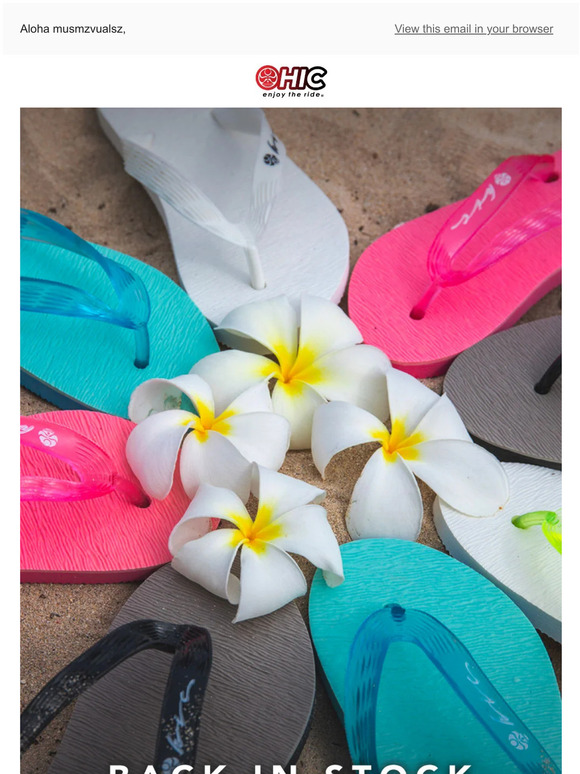 HIC Surf: Mix & Match HIC Slippers Are Back!😎 | Milled