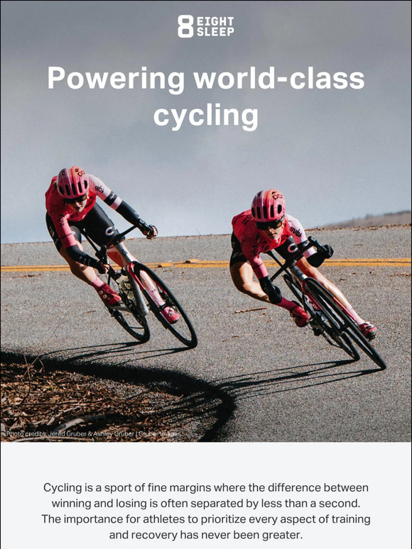 Eight Sleep: Fueling world-class performance in cycling | Milled