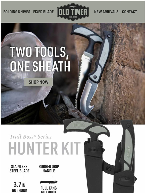 Old Timer: Trail Boss® Hunter Kit | Milled