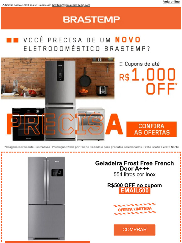 Brastemp: Sua nova Brastemp, tá aqui! 😍 | Milled