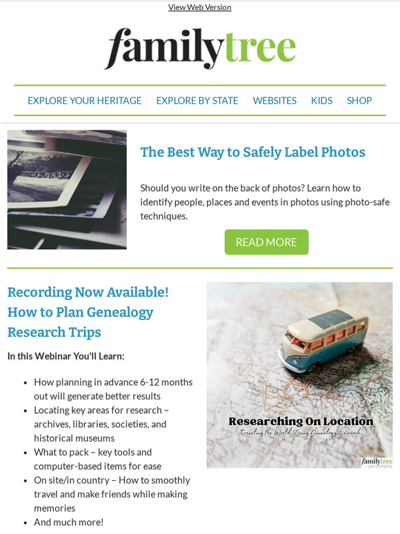 Family Tree Magazine: How to Safely Label Old Family Photos | Milled