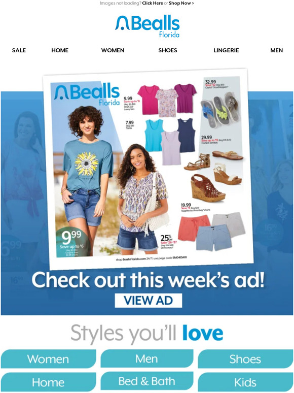 Bealls Florida: The new weekly ad is here! | Milled