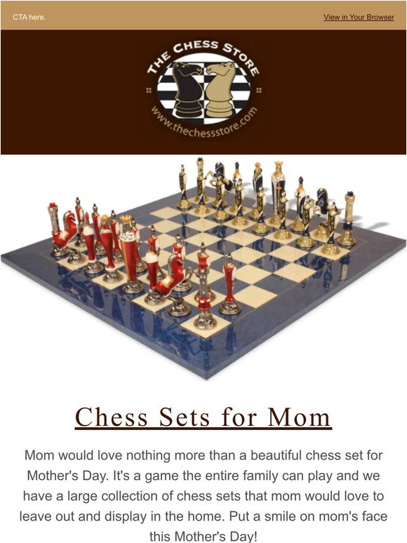 The Chess Store: Mom Will Love These Chess Sets | Milled
