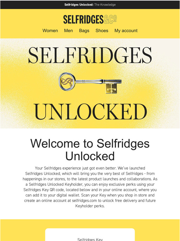Selfridges & Co.: Welcome to Selfridges Unlocked | Milled