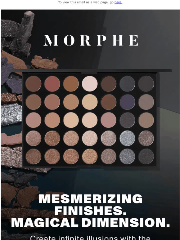 Morphe: Every finish inside our newest palette. | Milled