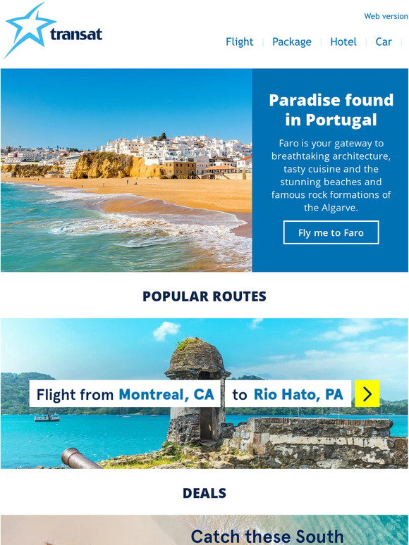 Air Transat ca: Faro, your gateway to a world of wonder | Milled