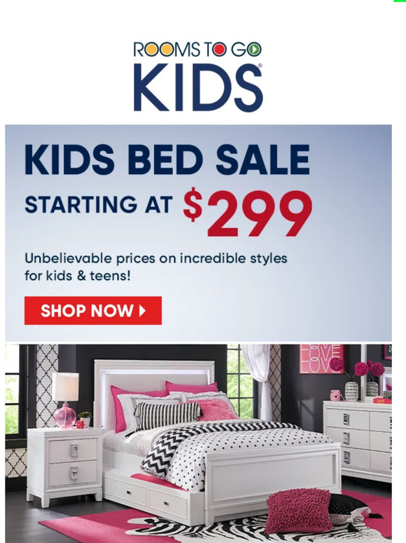 Rooms To Go: Kids beds? ️ Bunks? ️ Incredible prices? ️ | Milled