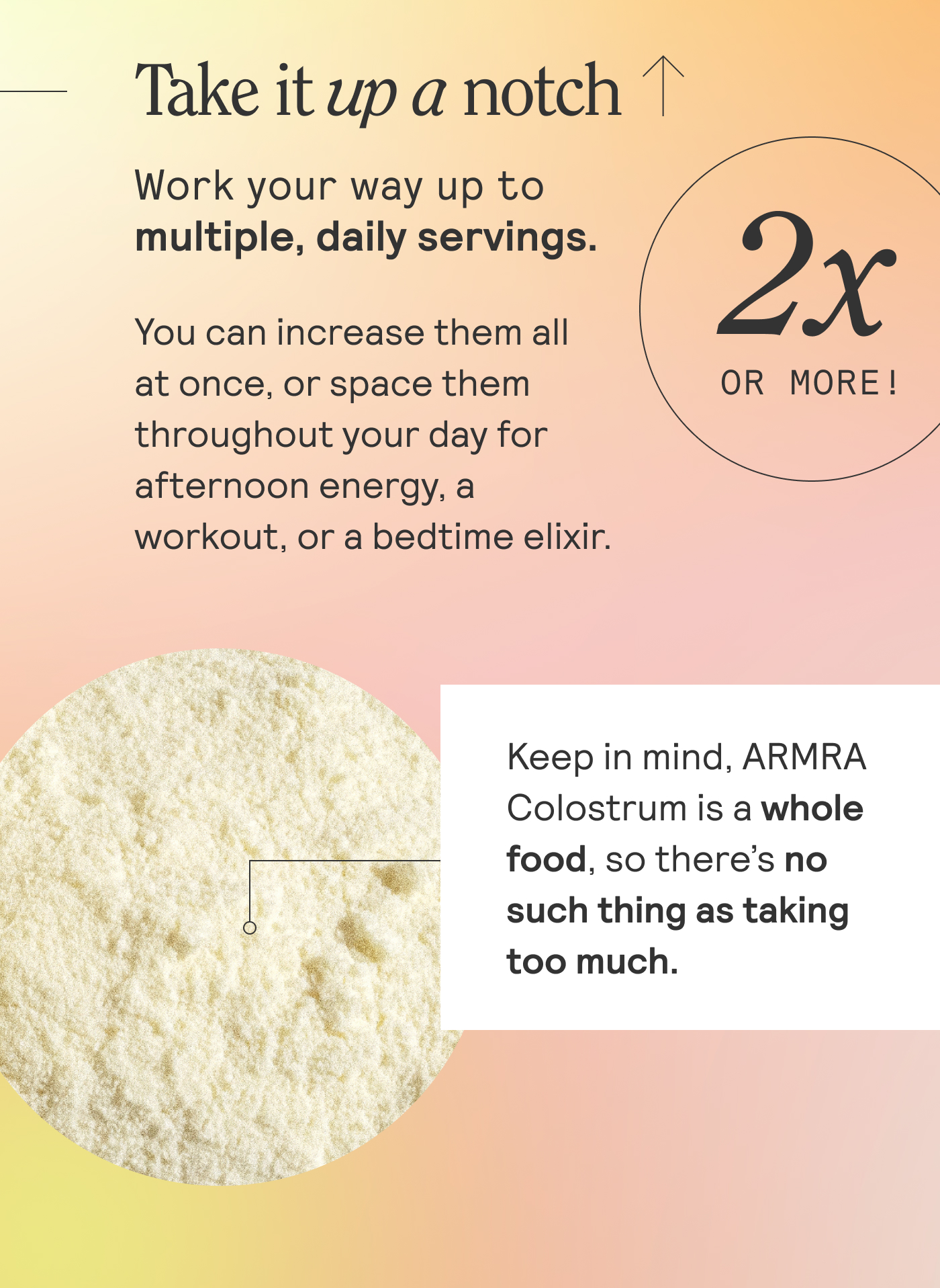 ARMRA: How to take ARMRA Colostrum | Milled