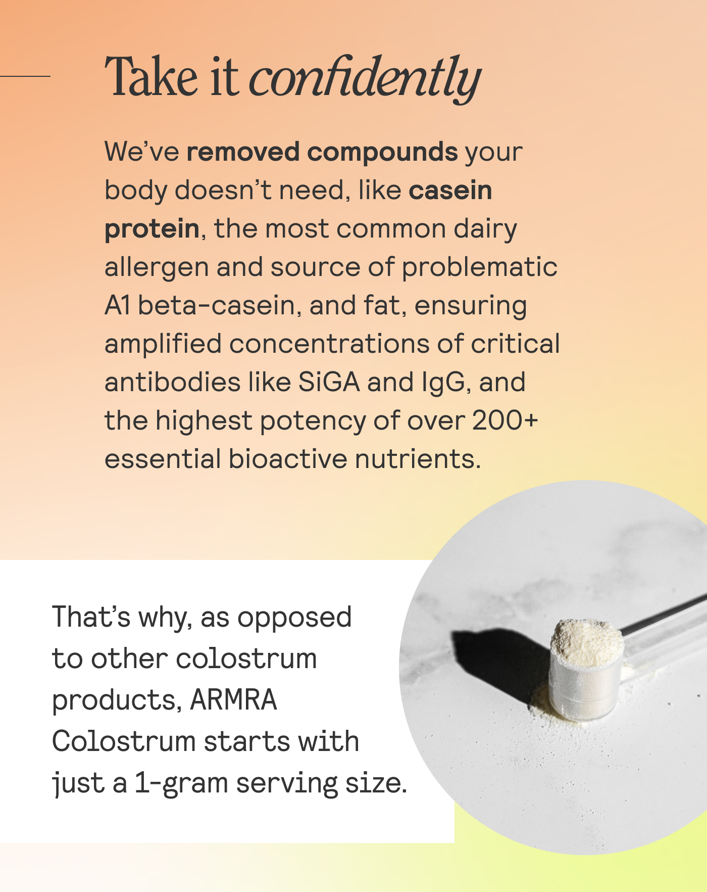 ARMRA: How to take ARMRA Colostrum | Milled