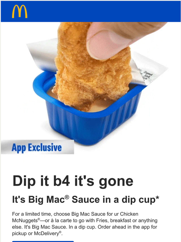 McDonald's: Just dropped 🚨 Big Mac® Sauce x Everything | Milled